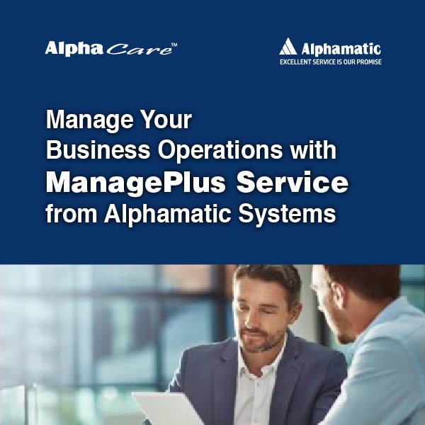 Manage Your Business Operations with ManagePlus Service - Alphamatic